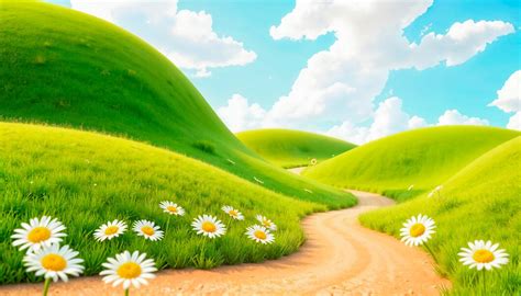 꿈 같은 풍경의 3d 렌더링 Ai 생성 이미지