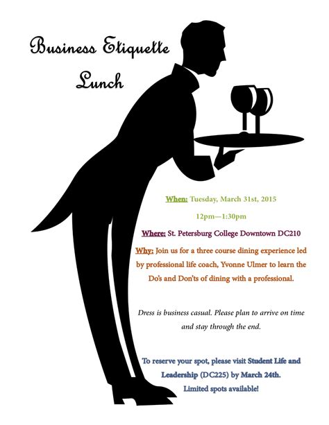 Business Luncheon Etiquette