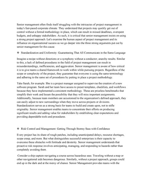 Adv Planning Graded Assignment 3 Senior Management Often Finds Itself