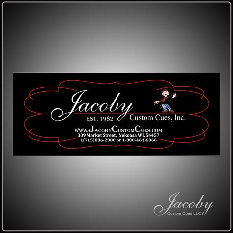 Jacoby Custom Cues Graphic Artwork