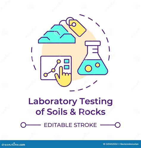 Geotechnical Investigation Rectangular Infographics Royalty Free Stock
