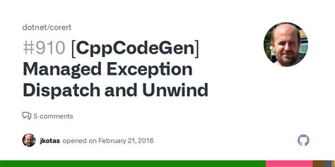 [cppcodegen] managed exception dispatch and unwind · issue 910