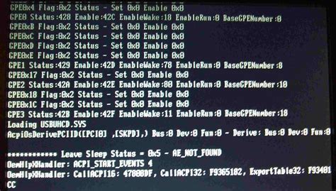 ACPI Not Work On Intel Rack Server ACPI Subsystem For OS