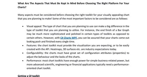 C Charts WPF Can Take Your Project To The Next Level By Arctionltdchart Issuu
