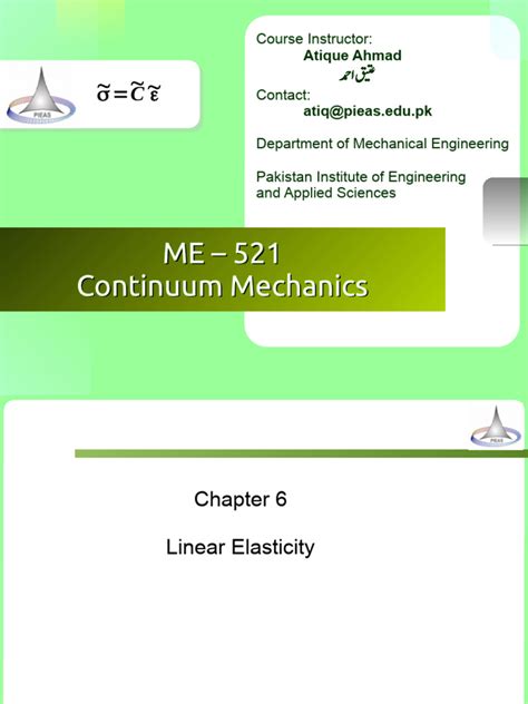 Linear Elasticity Typos Corrected Pdf Teaching Methods