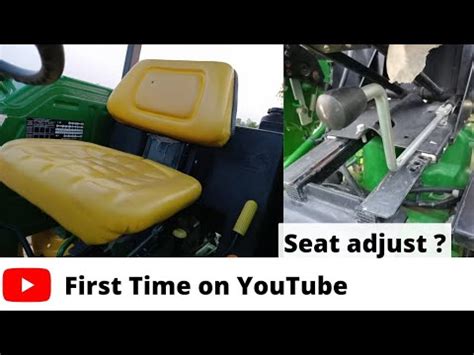 ट्रेक्टर की सीट सेट केसे करें / how to adjust tractor seat / john deere ...