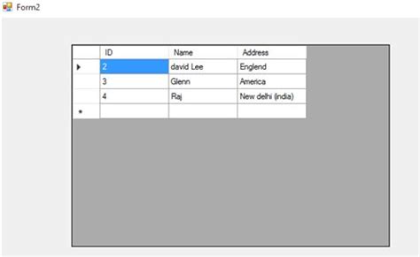 Read Microsoft Access Database In C