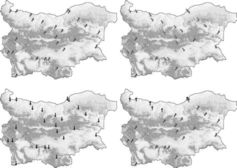 Spatial Distribution Of The Trends In Homogenized Spring A Summer Download Scientific