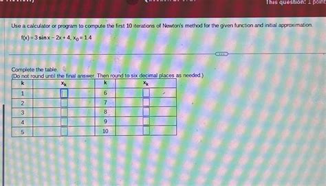 solved use a calculator or program to compute the first 10