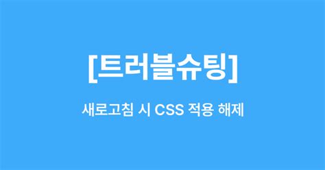 [트러블슈팅] 파도상점 next js 새로고침 시 css styled components 적용 해제 문제