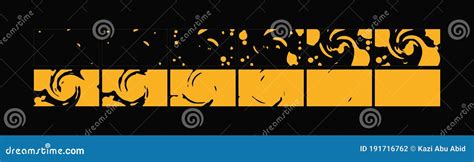Liquid Transitions Animation Effect Sprite Sheet Vector Illustration 190585256