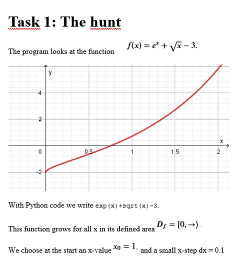 Solved Code The Hunt From Math Import Sqrtexp Def