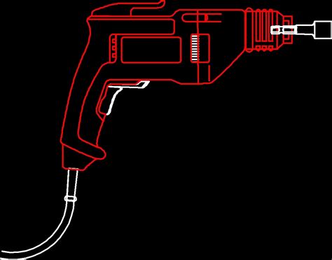 Drill Dwg Block For Autocad • Designs Cad