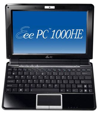 ASUS Eee PC 1000HE Could Be a Real Winner
