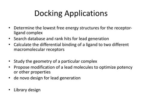 Ppt Molecular Docking Powerpoint Presentation Free Download Id1598394