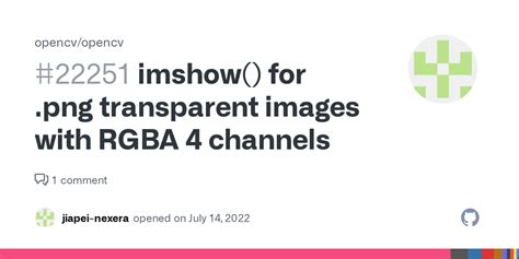 Imshow For Png Transparent Images With RGBA Channels Issue Opencv Opencv GitHub