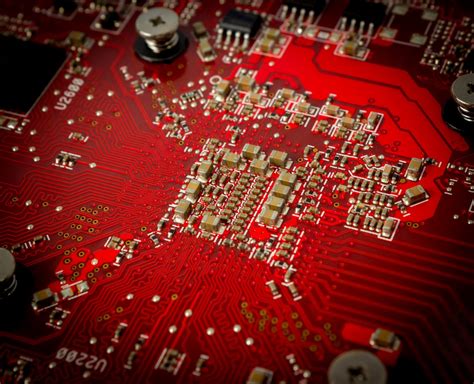 Electronic Collection Electronic Components On The PCB Profili In Plastica