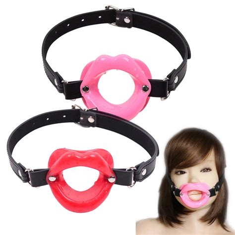 Fetish Leather Rubber Restraint Sex Toys Lips O Ring Open Mouth Gag B D S M Lazada Singapore