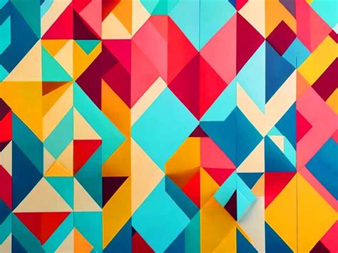 Premium Photo Beautiful And Colorful But Simple Wall With Patterns