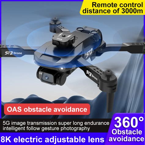 S165 Original Drone With Camera 360° Obstacle Avoidance 8k Hd Dual