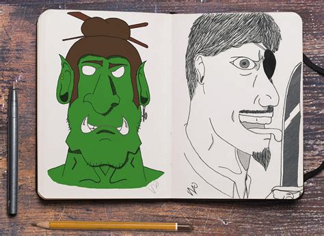 Drawing During Class On Behance