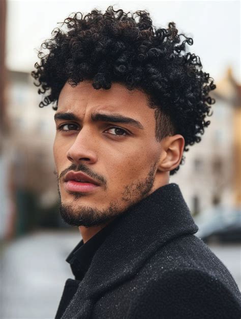 Unveiling 31 Curly Afro Fade Ideas For Men Seeking New Vibrant And