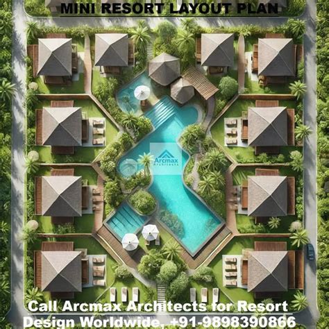🌴 Mini Resort Layout Plan 🌴 Mini Resort Plan