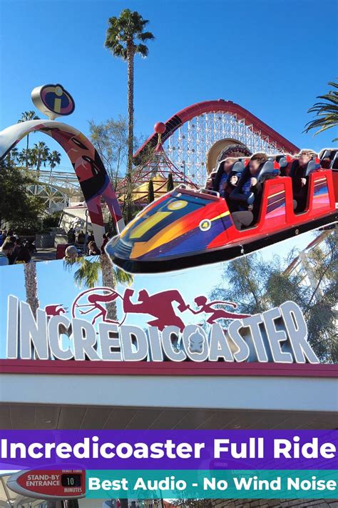 Incredicoaster Full Ride Front Row Pov No Wind Noise The
