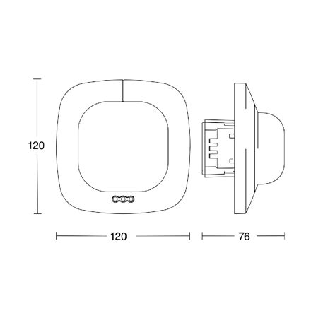 Detector Prezenta Steinel Ir Quattro Dali 2 Apc Alb Tavan Fals 79352 ᐅ Etbm