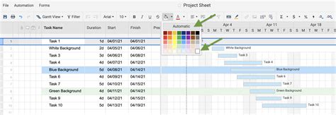 copying rows and the display of gantt chart smartsheet community