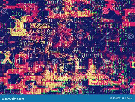 Glitch Of The Computer Program Computer Virus Stock Illustration Illustration Of Mixed