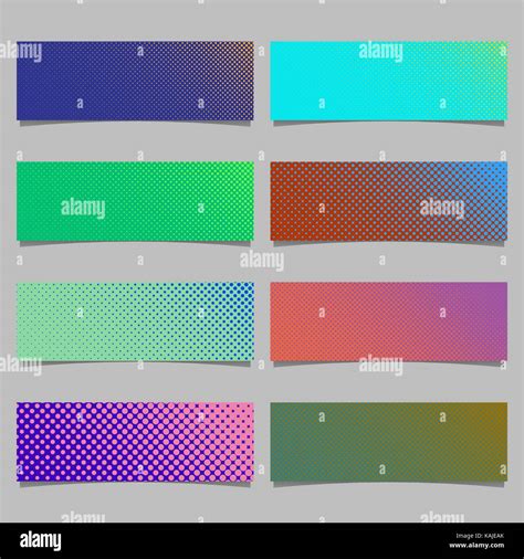 Digital Abstract Halftone Dot Pattern Banner Template Background Design