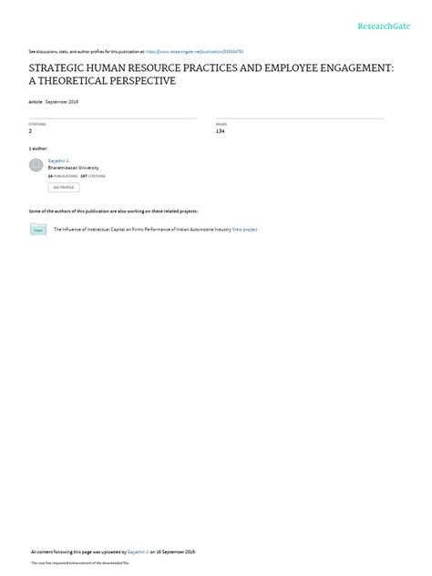 Strategic Human Resource Practices And Employee Pdf Human Resource Management Goal