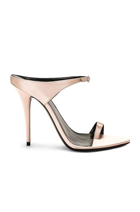 Saint Laurent Dive Sandal In Genuine Nude Fwrd