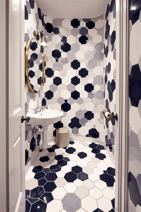 25 Stunning Powder Room Floor Tile Design Ideas Engineers And