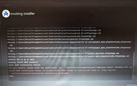 haxm install problem r androiddev