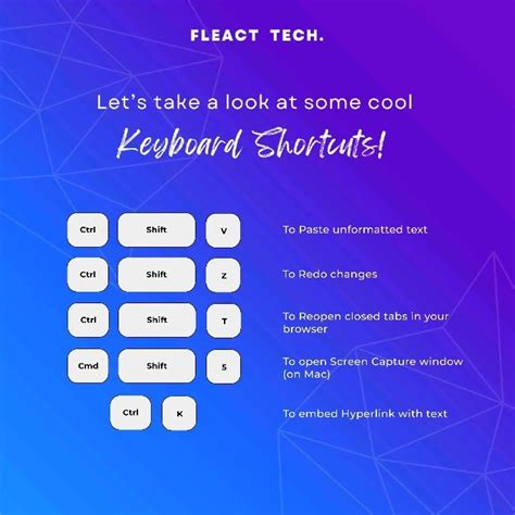 fleact tech on linkedin techtips keyboardshortcuts