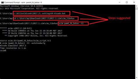 20172 Vivado Simulator Simulation Does Not Launch Unknown Error