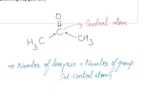 Solved The Skeleton Structure Of Acetone Is Provided Where All Atoms
