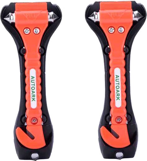 Amazon Basics Emergency Seat Belt Cutter And Window Hammer Tool Car