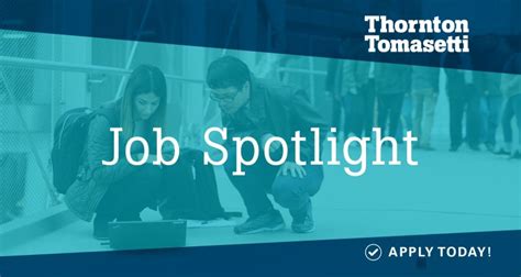 Thornton Tomasetti on LinkedIn: Project Engineer - Structural