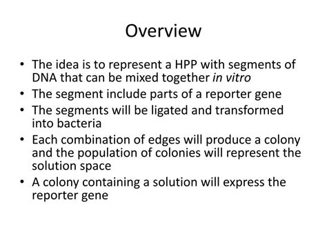 Ppt Dna Computer For Solving Hamiltonian Path Problems Powerpoint