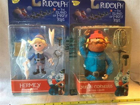 Vintage Rudolph The Red Nosed Reindeer Figures Etsy