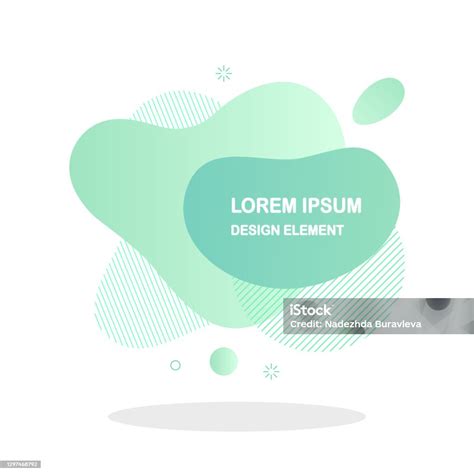 흰색 배경에 격리된 추상 액체 모양입니다 유체 형태 파도 선이 있는 그라데이션 배너 모던 로고 벡터 설계 3차원 형태에 대한 스톡 벡터 아트 및 기타 이미지 Istock