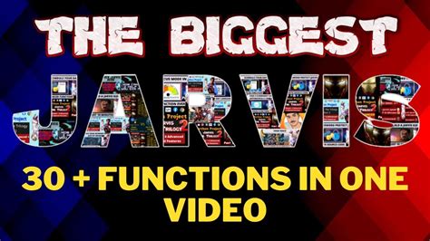 THE BIGGEST JARVIS Functions In ONE VIDEO How To Make Jarvis In Python Jarvis Python