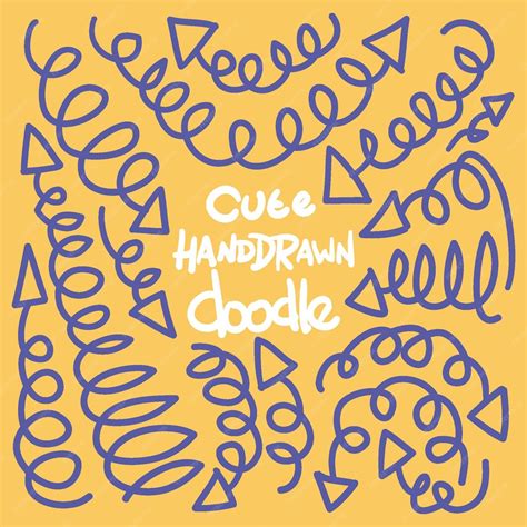 Premium Vector Cute Hand Drawn Doodle Sketchy Arrow Element