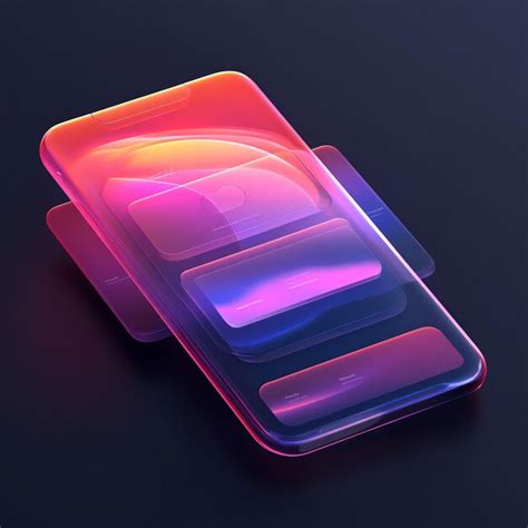 Glassmorphism Translucent Ui Elements Frosted Glass Subtle Gradients Premium Ai Generated Image