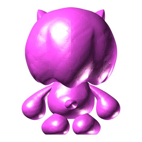 Файл Obj Amy Chao Amy Rose Special Edition Chao 3d Print Model