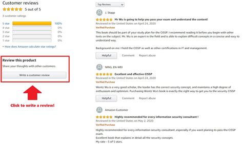 Write A Review On Amazon By Wentz Wu Issap Issep Issmp Cissp Ccsp Csslp Cgrc Sscp Cc