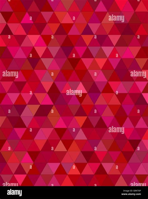 Dark Red Triangle Mosaic Background Stock Vector Image And Art Alamy